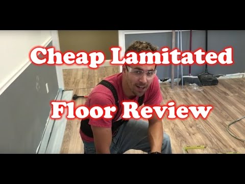 Review of Lakeshore Pecan - $0.79/SF Cheap Laminated Flooring - Home Depot