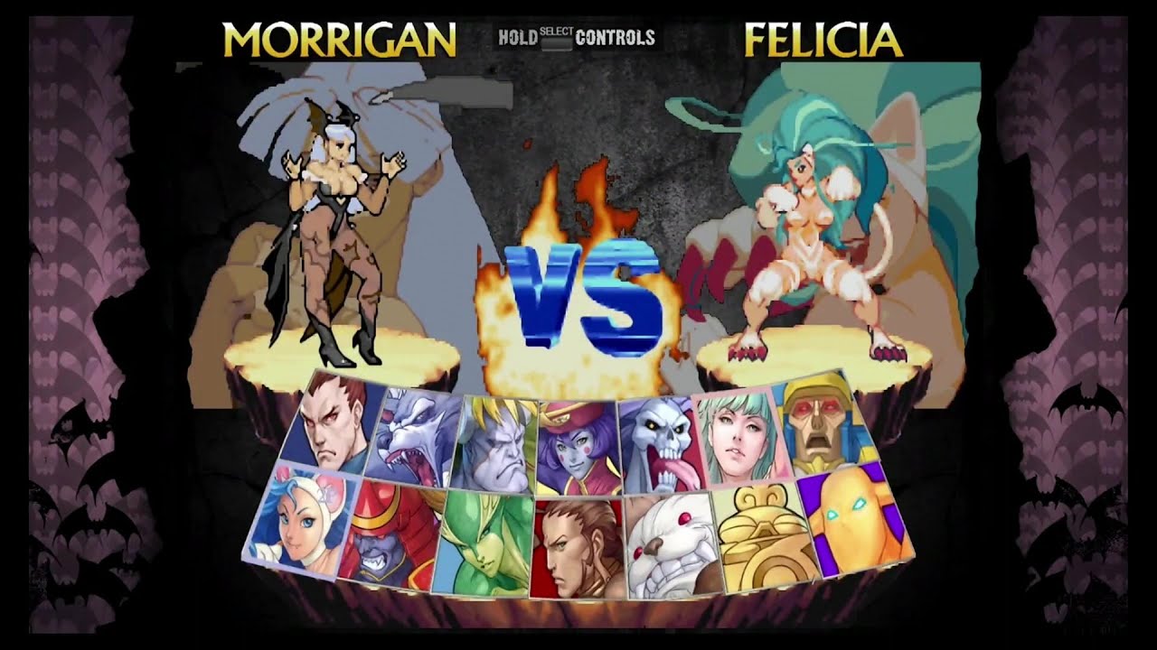 All Characters in Darkstalkers Resurrection – Full Roster Showcase