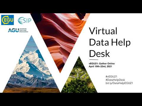 Welcome to the Virtual Data Help Desk at #vEGU21