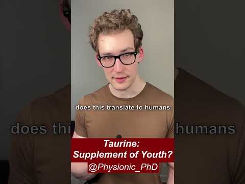 Taurine: Supplement of Youth? #shorts