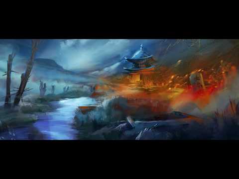 Feudal Japan concept art process