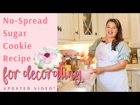 No Spread Sugar Cookie Recipe for Royal Icing- Updated Sugar Cookie Recipe and Process and Process