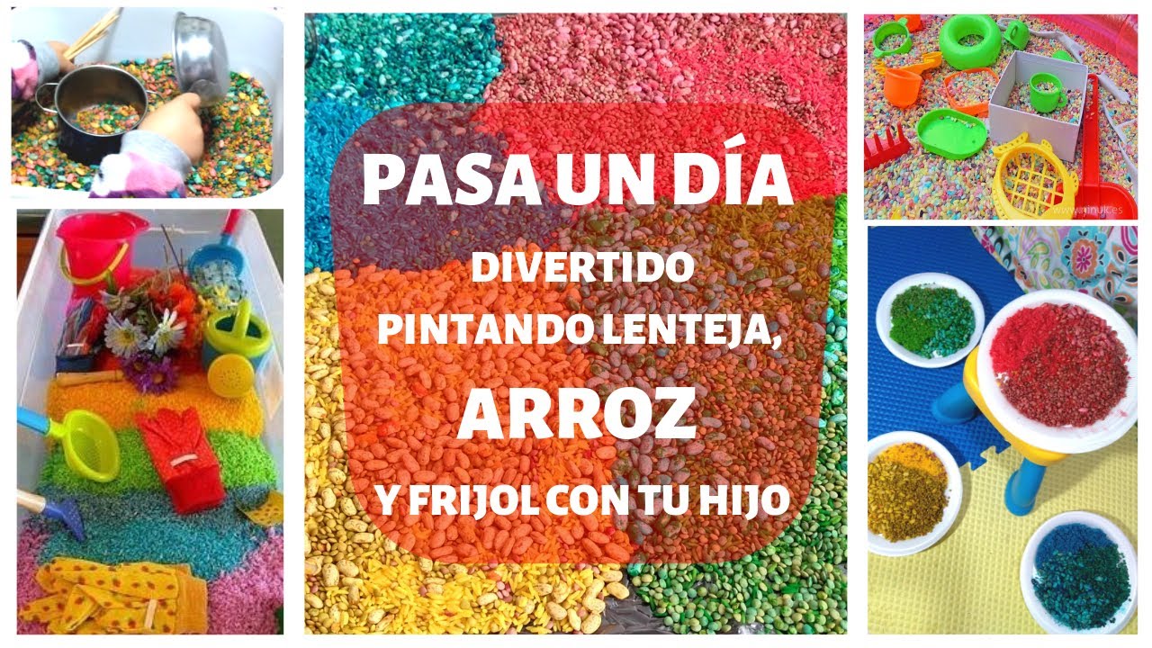 COMO PINTAR ARROZ LENTEJA y FRIJOL FÁCILMENTE