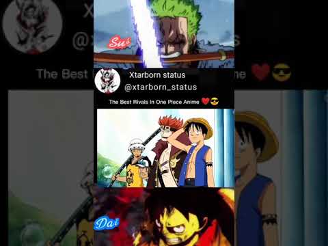 Best Rivals ❤ #law #kid #luffy #onepiece