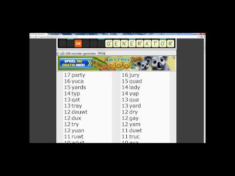 Wordfeud woorden generator cheat
