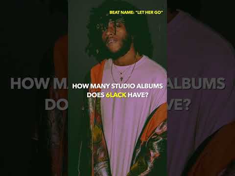 How many studio albums does 6lack have? #shorts