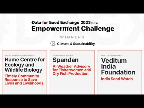 D4GX 2023 Challenge Winners | Data to Enable Climate & Sustainability Category