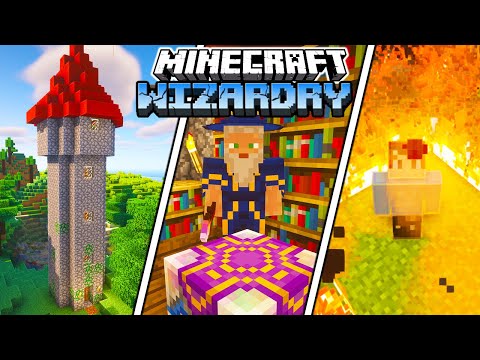 Magic & Wizardry Mod in Minecraft (Electroblob's Wizardry Mod)