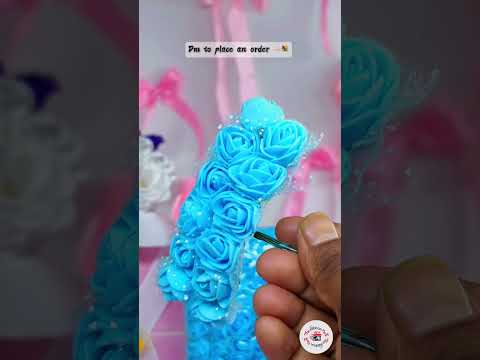 Beautiful Artificial Foam Flowers for Decoration 🌸 | DIY & Gifting Ideas | the ribbon pack #craft