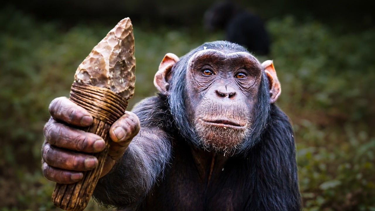 Chimpanzees Have Entered The Stone Age