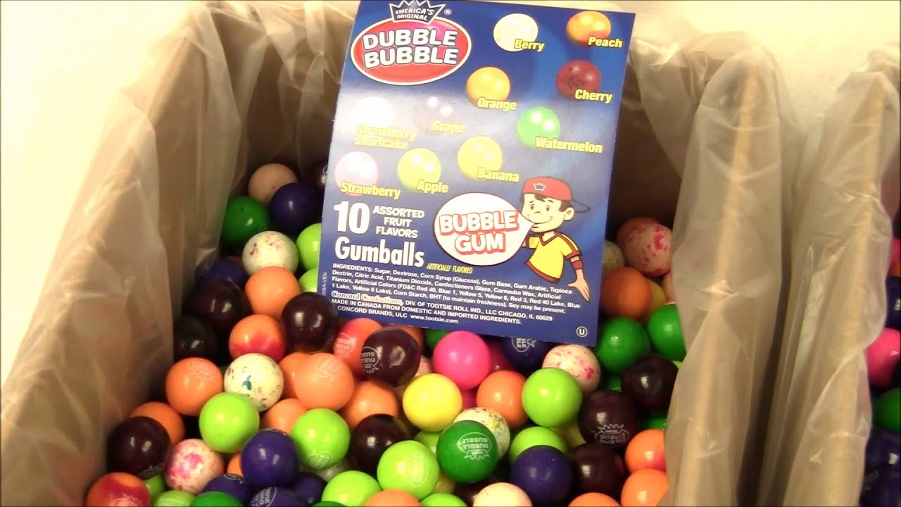Dubble Bubble Assorted Gumballs   Popular Gumballs