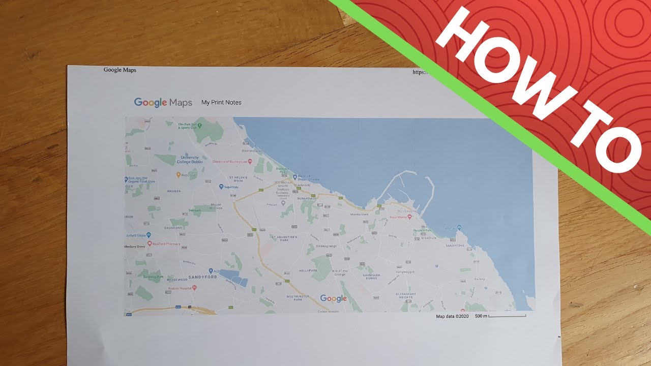How to Print Google Maps