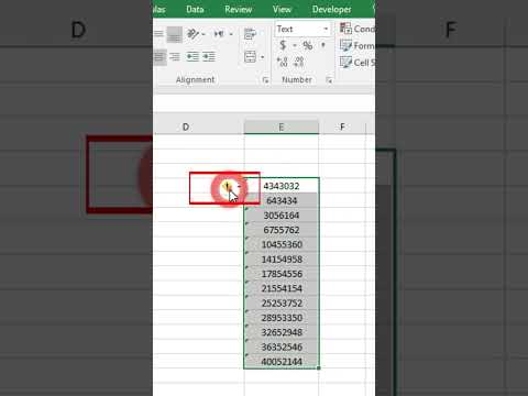 Ignore Error in excel #shorts #excel