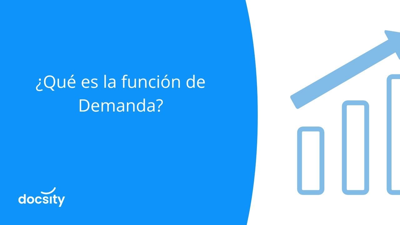 ¿Qué es la función de Demanda?