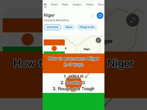 How to pronounce Niger #shorts #funny #blacklivesmatter #country