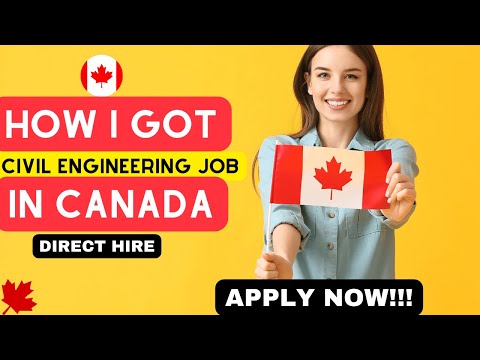 How to Get a Civil Engineering Jobs in Canada | Civil Engineer Jobs in Canada Scope, Life, Salary ????????