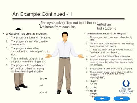 Delphi Method: A Project Example for EME 7672