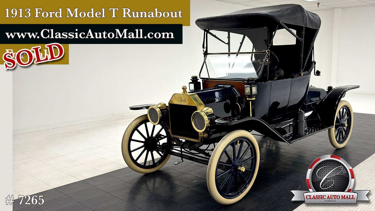 1913 Ford Model T Runabout - Incredible AACA Grand National Winner - Sold  at Classic Auto Mall