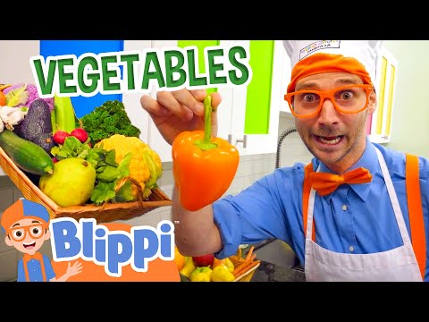 Can You Cook Like Blippi? | Learning Healthy Foods and Vegetables | Educational Videos for Kids