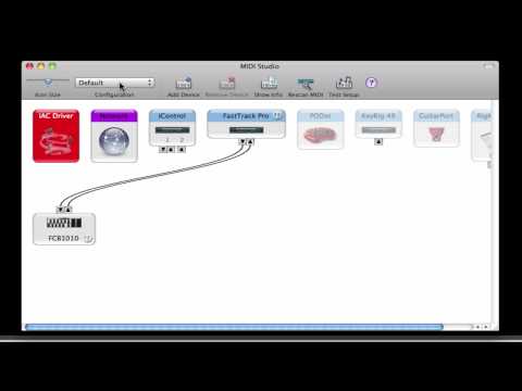 IAC Driver configuration for Logic and Mainstage