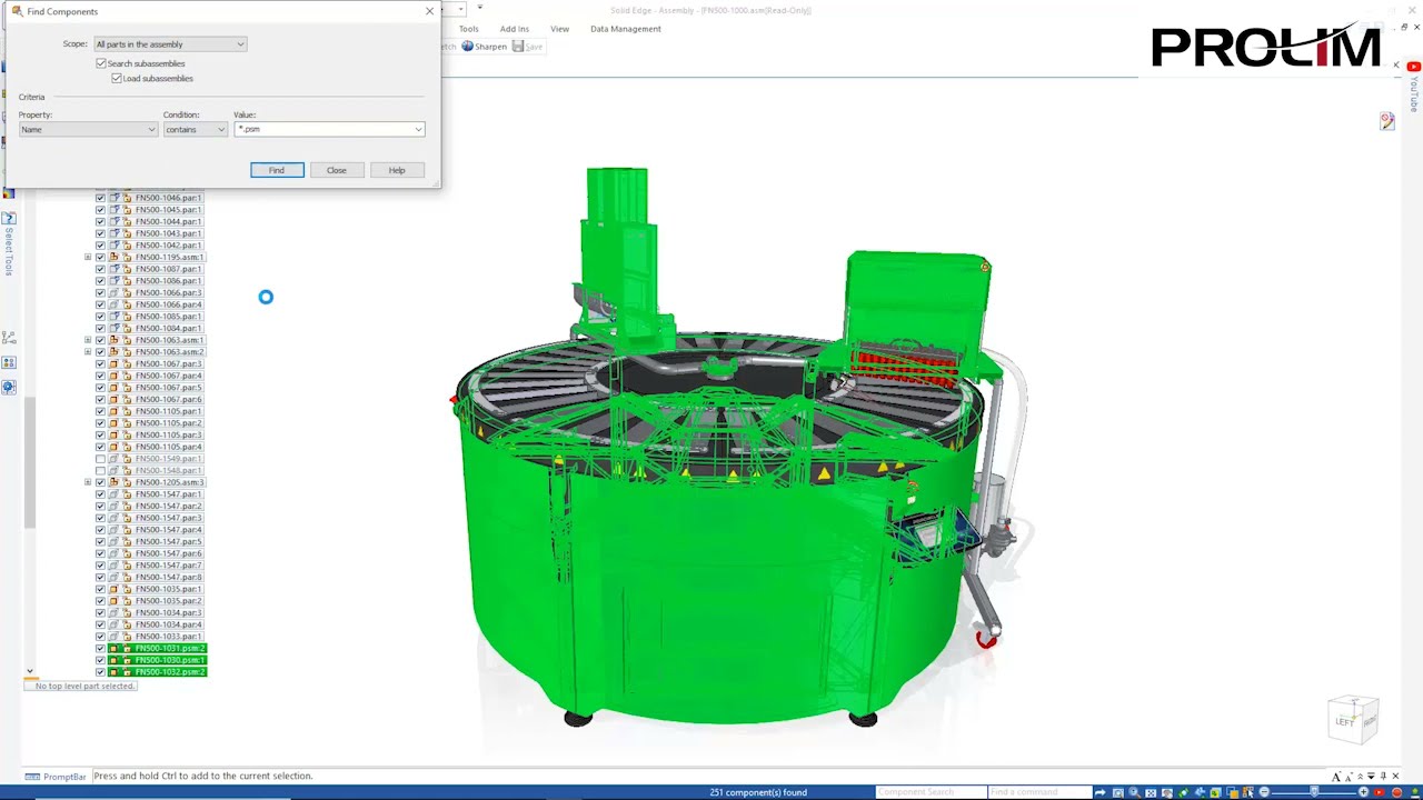 Solid Edge 2021 2D Nesting -PROLIM