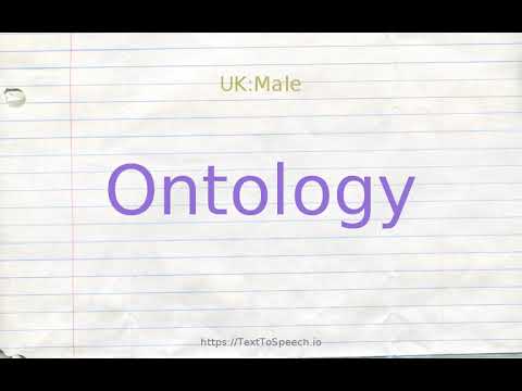 How to pronounce ontology