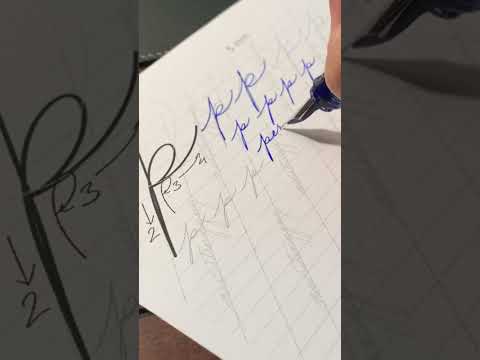 letter p - download the pdf at awritingguy.com