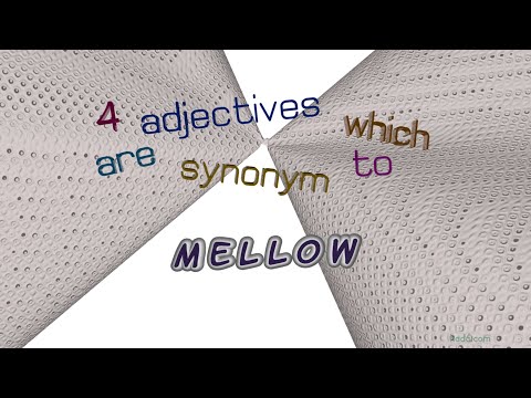mellow - 4 adjectives synonym to mellow (sentence examples)