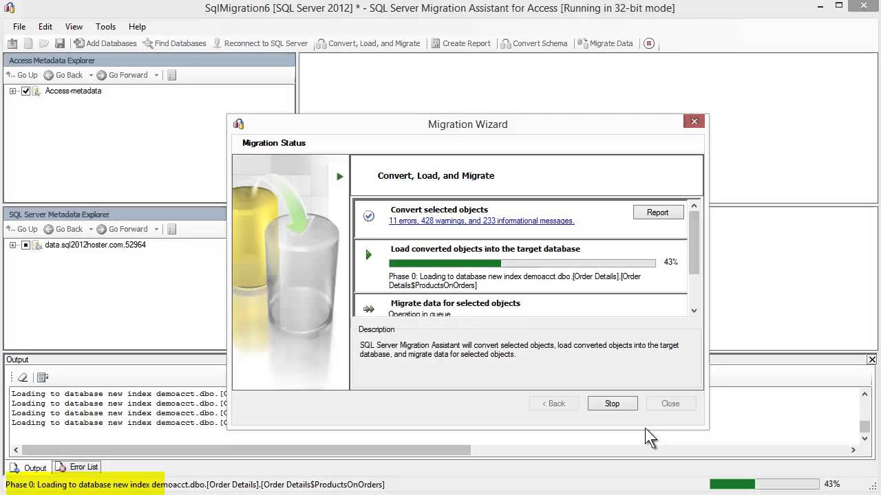 SQL Server Migration Assistant