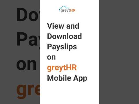 View and Download Payslips on greytHR Mobile App