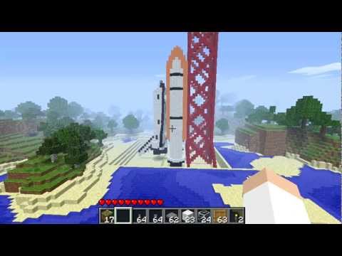 Amazing Space Shuttle 1:1 scale Minecraft Map