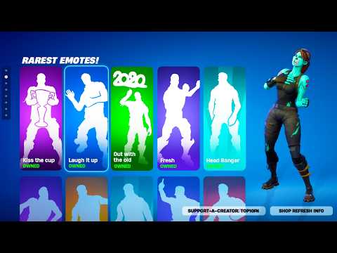 50 RAREST Fortnite Emotes!