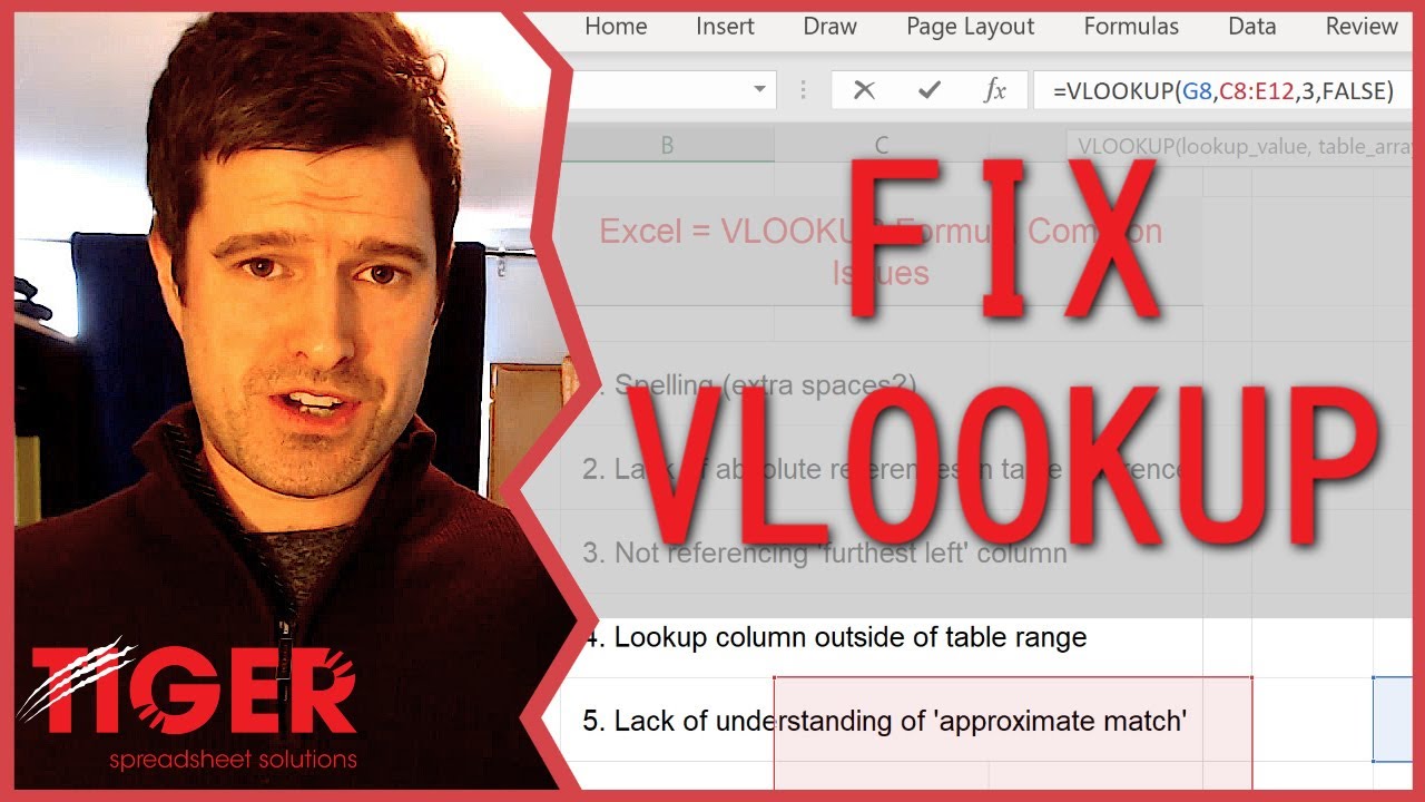Fix Your VLOOKUP Formula