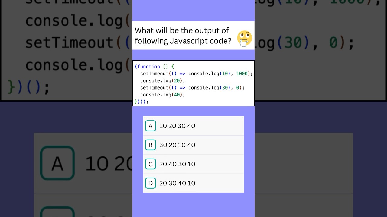 javascript mcq questions part 3 | javascript concepts #javascript #mcq #javascriptquiz