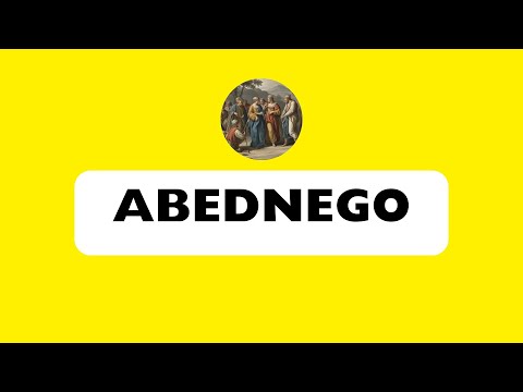 How to Pronounce Abednego (Correctly)