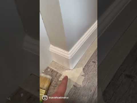 Baseboard tips and tricks #trim