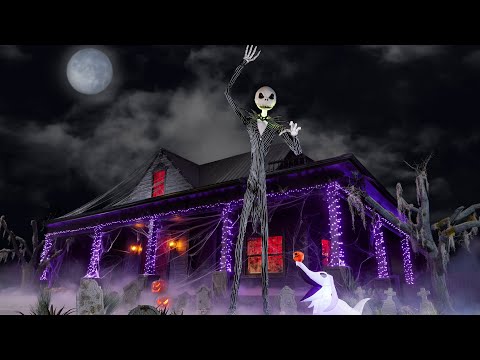 13-Foot Animated Jack Skellington Figure from Home Depot for Halloween (Official Video)