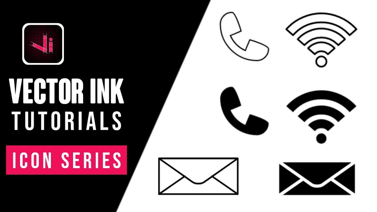 How to Design an Icon Using Mobile App | Vector Ink Icon Series Part 2