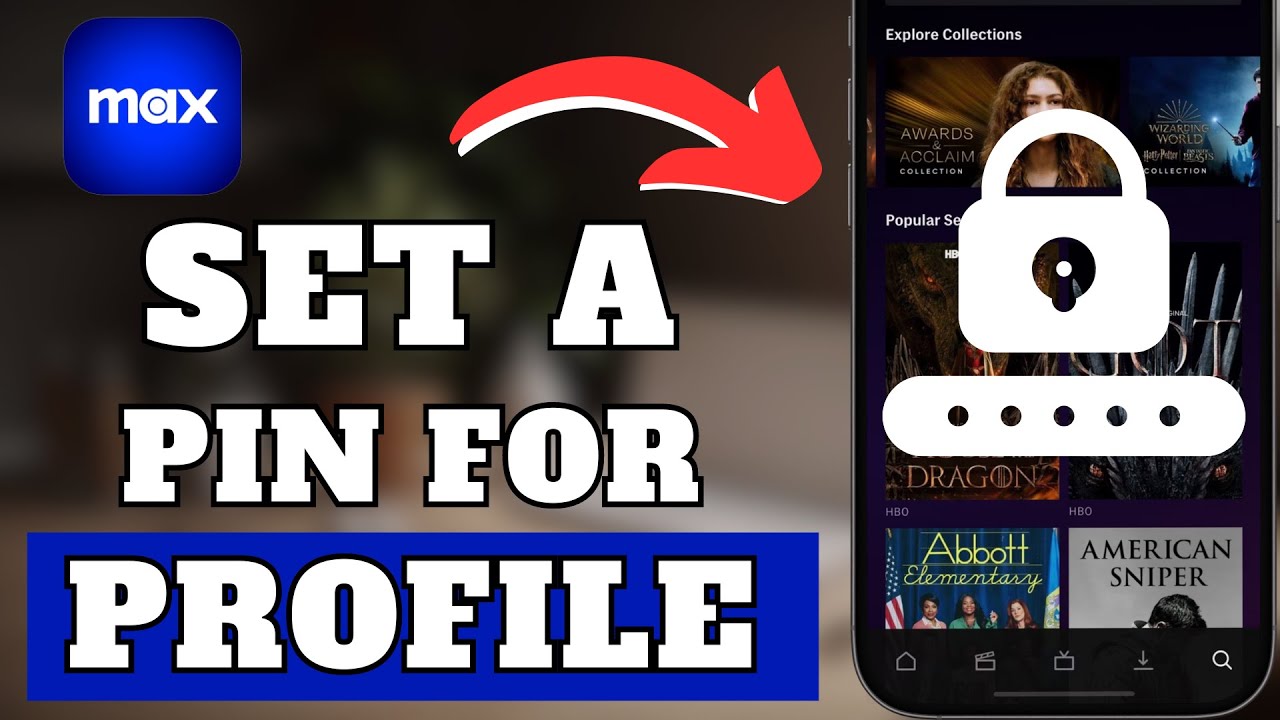 How To Set PIN For Profile On Max