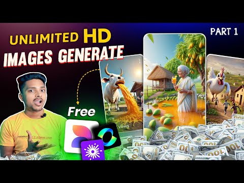 🤫 Moon Hindi Animation जैसी 4K Image फ्री में बनाओ | Mobile से Unlimited AI Photos & Video बनाओ