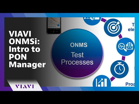 VIAVI ONMSi: Intro to PON Manager
