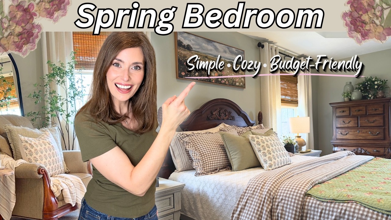 Spring Bedroom Decorating Ideas 2026 | Cozy Cottagecore Refresh on a Budget