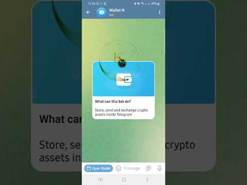 How to create a free crypto currency wallet on @Telegram for free! #kratosTECH #KratosNG #fyp #Tech