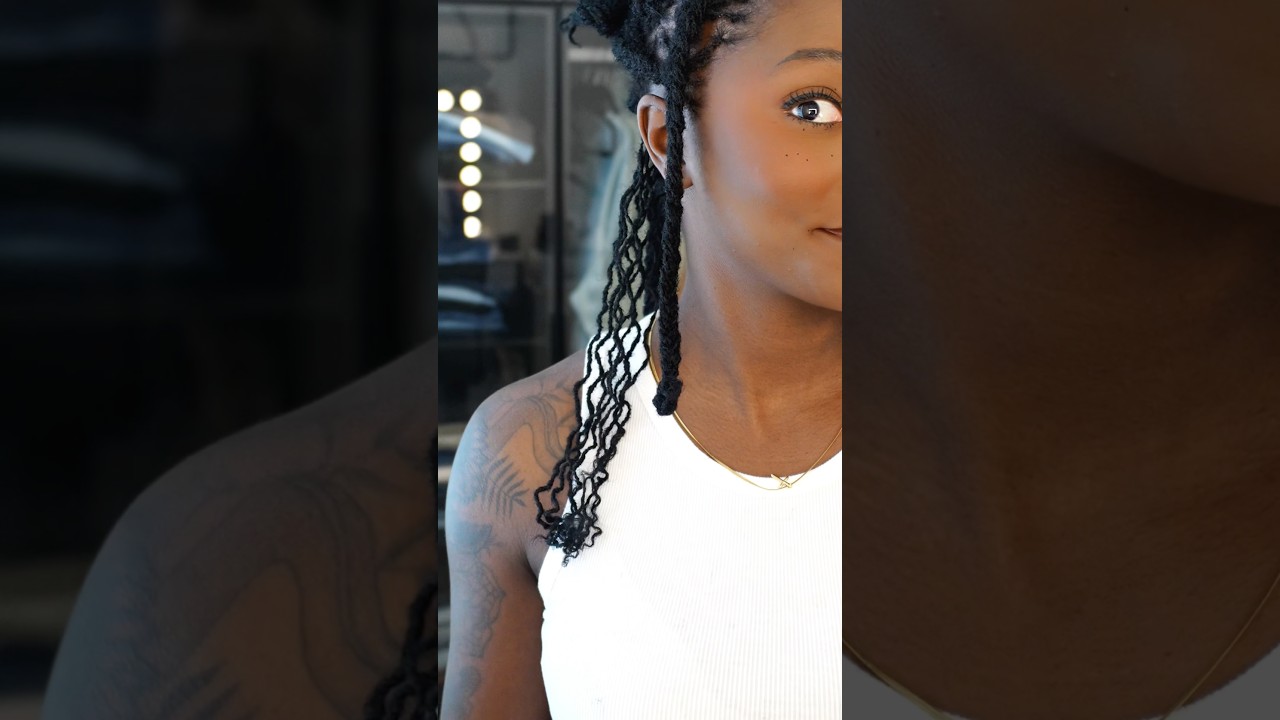 Braid Out Takedown 🤩 #microlocs #locstyles