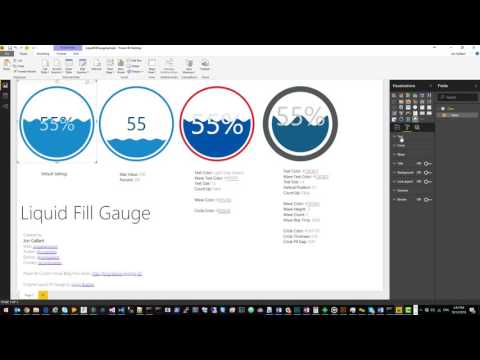 Visual Awesomeness Unlocked: Liquid Fill Gauge | Blog de Microsoft ...