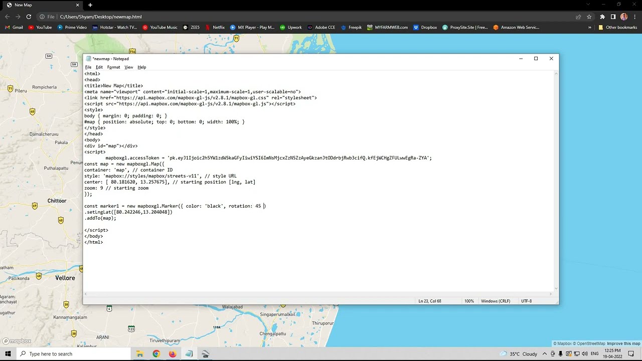 Insert Marker | Mapbox
