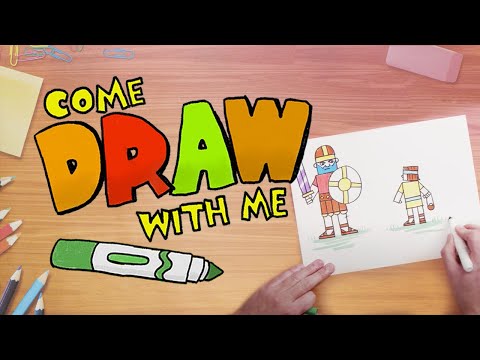 How to Draw David and Goliath | Come Learn with Me