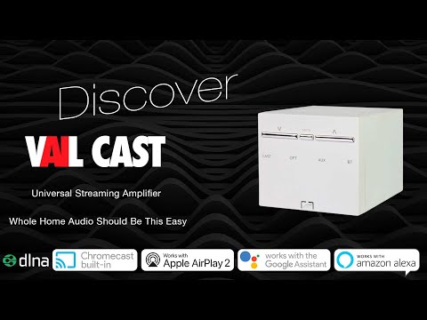 What is a streamer amp for wired speakers? VAIL Cast Compact Streaming Amplifier