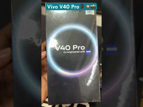📱🤑Vivo V40 Pro First Look !! Zeiss Multifocal Portraits📸 💥! #shorts #new #vivounboxing#trending