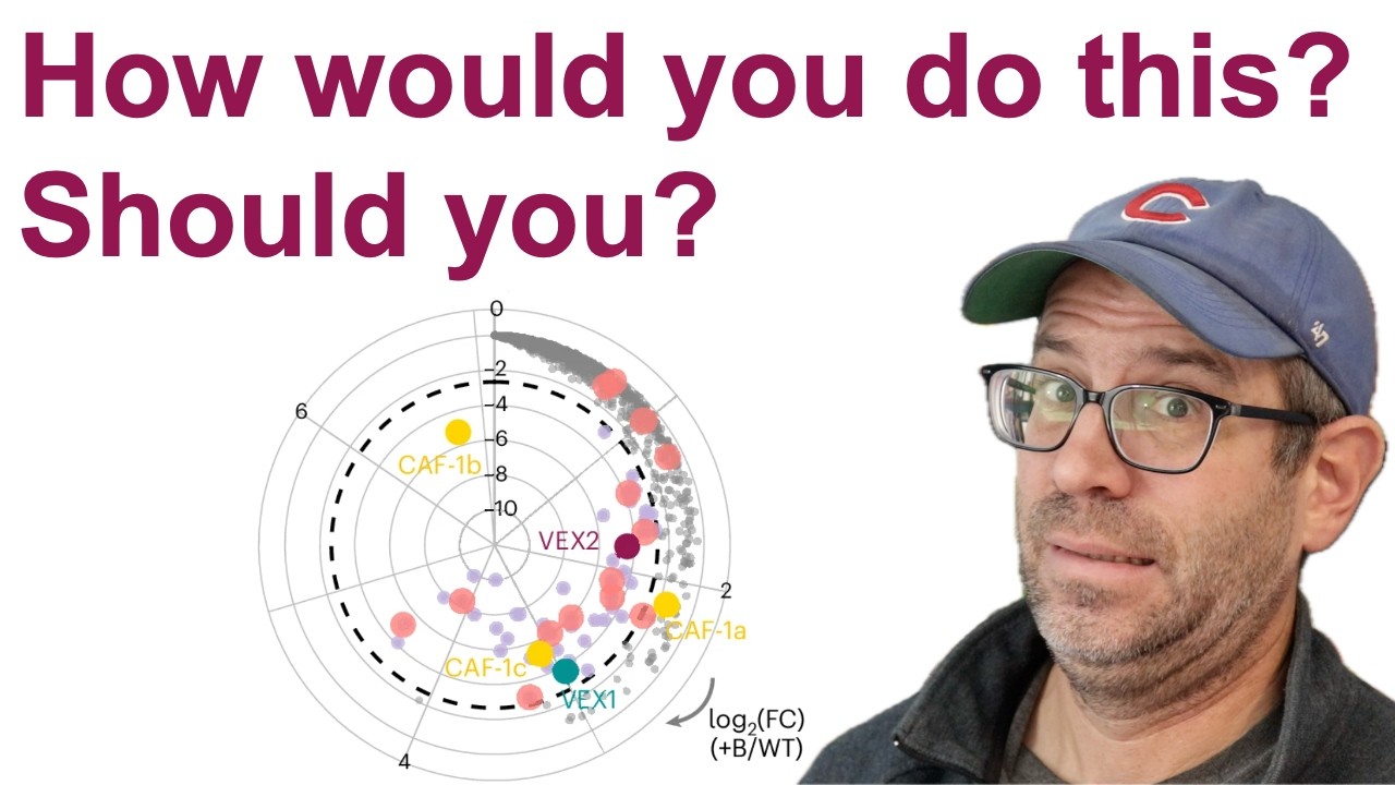 How to create a radial volcano plot in R and why you shouldn't! (CC414)